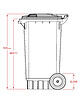 140L Bin | Rubbish Bin | MASTEC