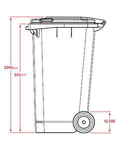 240L Bin | Home Waste Bins | MASTEC