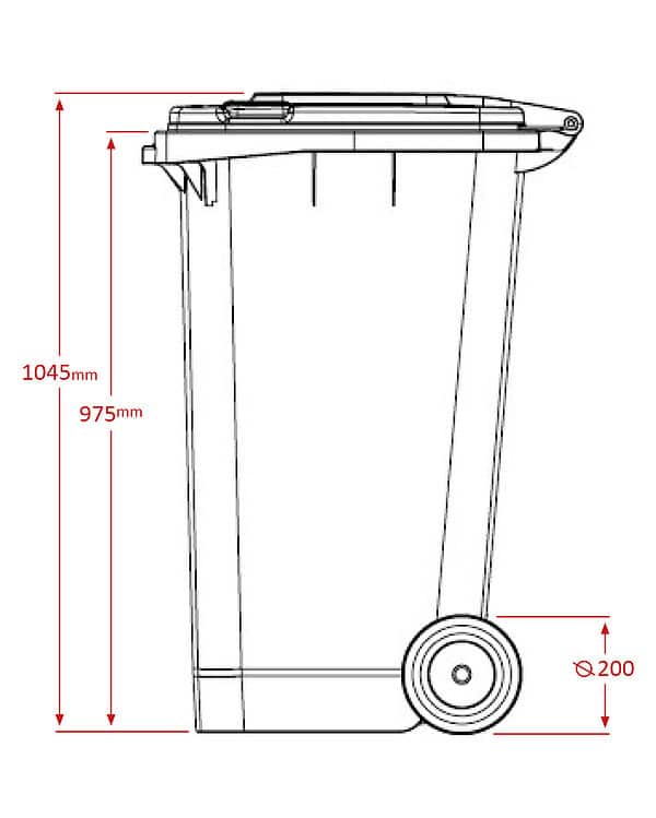 240L Bin | Home Waste Bins | MASTEC