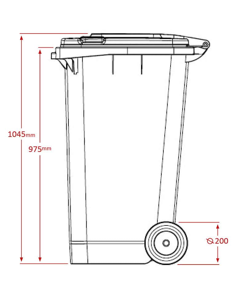 240L Bin | Home Waste Bins | MASTEC