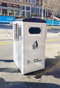 Smart Waste Bins | Solar powered trash compactor | CleanCUBE